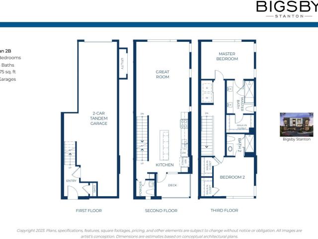 2 Bed, 2 Bath New Home plan in Stanton, CA