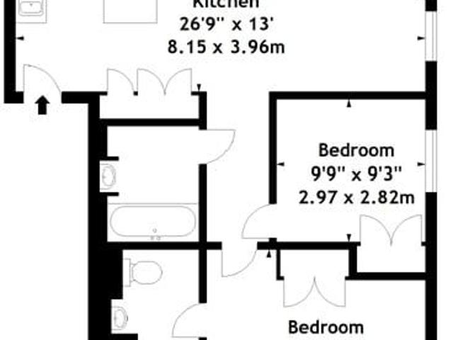 2 Bed Flat, New Union Square, SW11