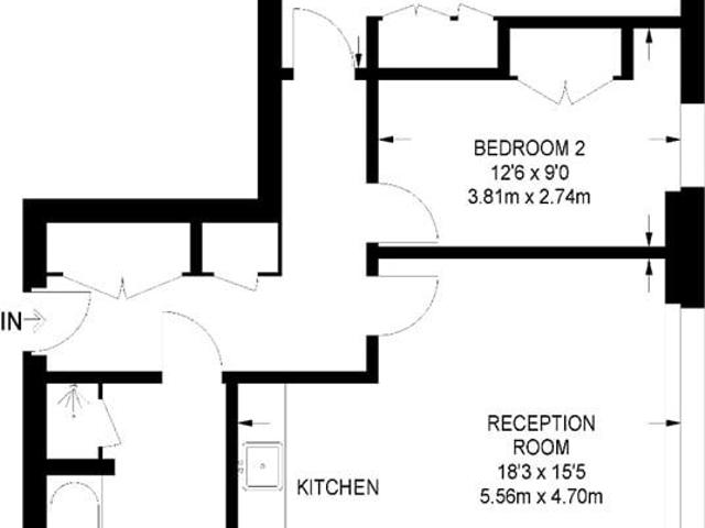 2 Bed Flat, Ferry Quays, TW8