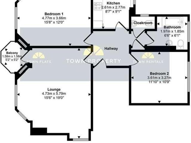 2 bed flat for sale