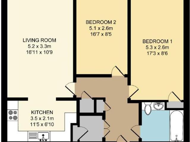 2 bed flat for sale
