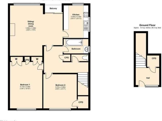 2 bed flat for sale