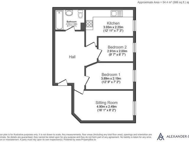 2 bed flat for sale