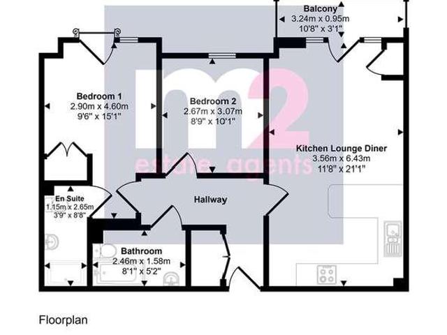 2 bed flat for sale