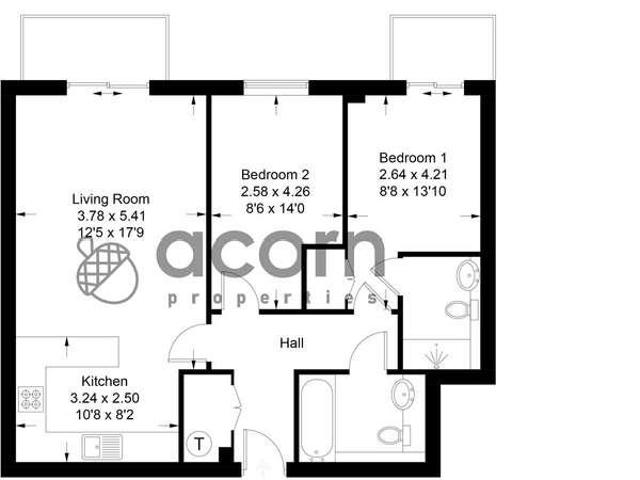 2 bed flat for sale