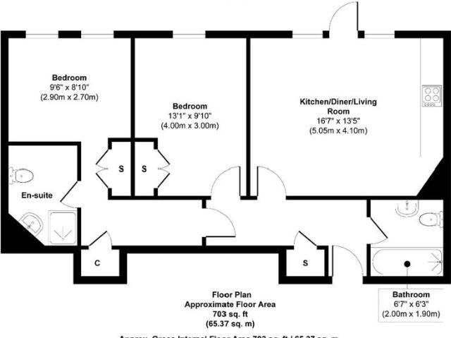 2 Bed Flat, Low Pavement, NG1