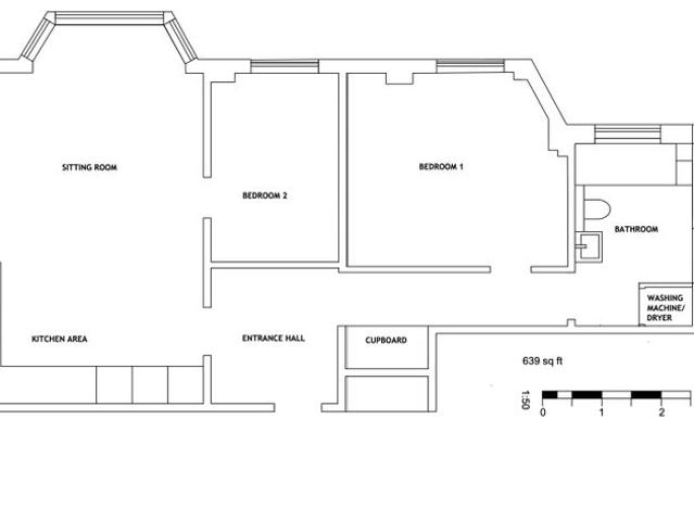 2 bed flat, Pembroke Road W8
