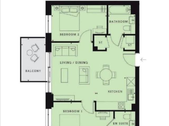 2 Bed Flat, Taro Apartments, HA1