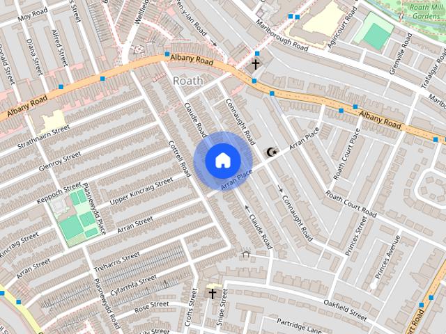 2 bed flat to rent in Claude Road, Roath, CF24