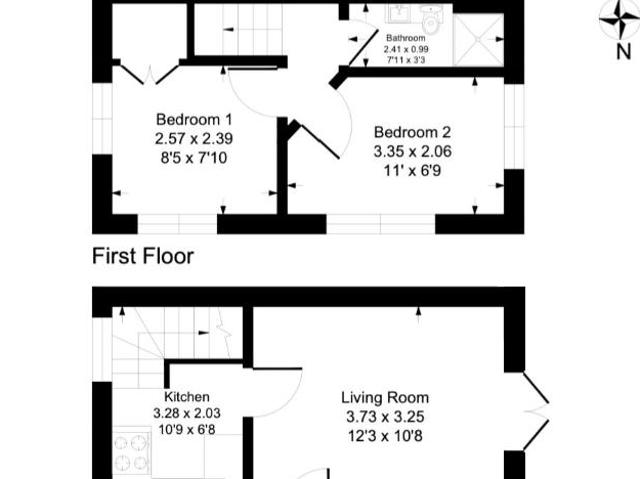 2 bed house for sale