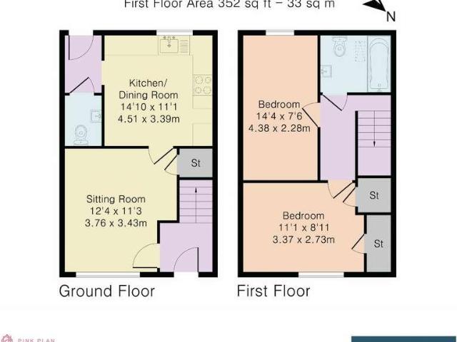2 bed house for sale