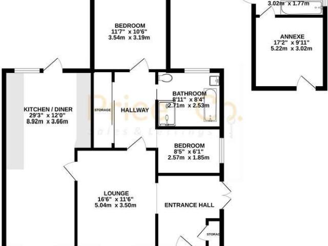 2 bed house for sale