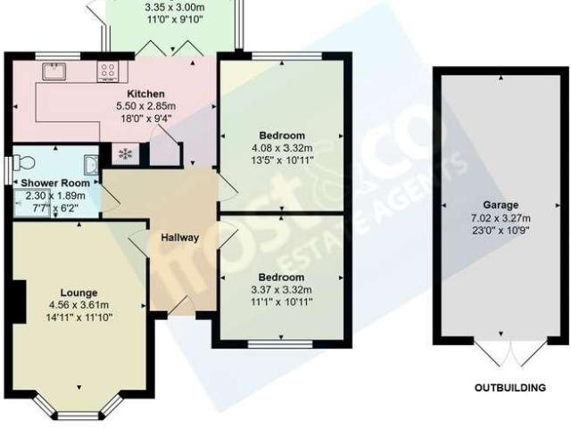 2 bed house for sale