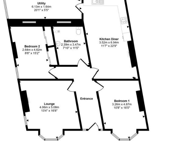 2 bed house for sale