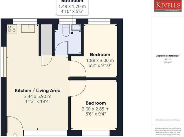 2 bed property for sale