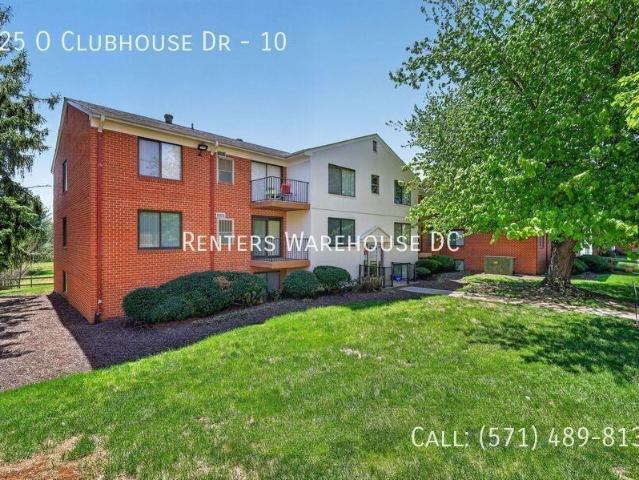 2 Bedroom Condo for Rent at 125O Clubhouse Dr Sw #10, Leesburg, VA 20175 Leesburg Country Club