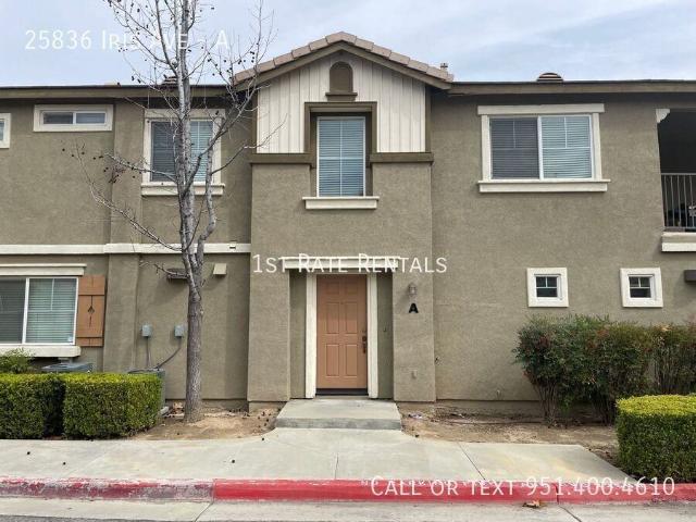 2 Bedroom Condo for Rent at 25836 Iris Ave #A, Moreno Valley, CA 92551