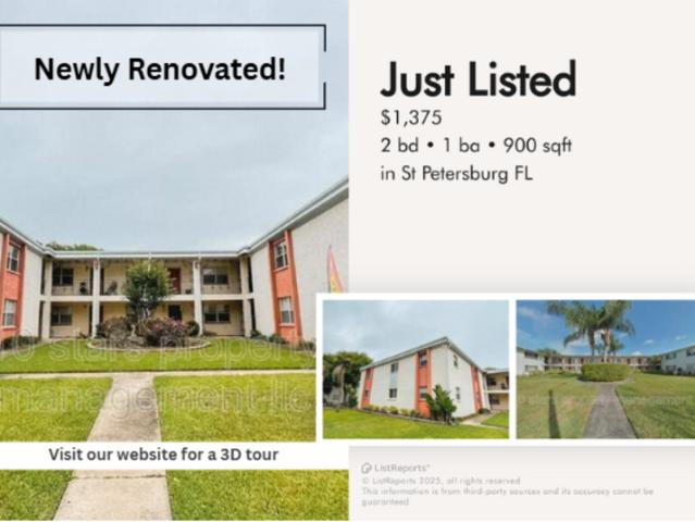 2 Bedroom Condo for Rent at 4729 39th Ave N, St. Petersburg, FL 33714 Disston Heights