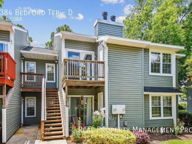 2 Bedroom Condo for Rent at 5384 Bedford Ter #D, Mount Vernon, VA 22309 Mount Vernon