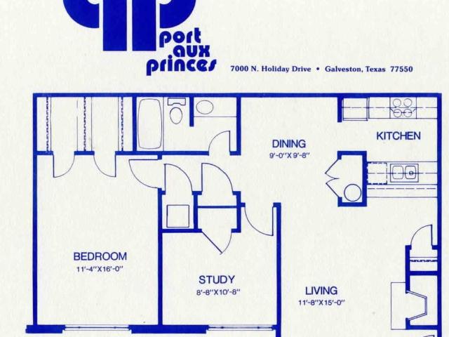 2 Bedroom Condo for Rent at 7056 N Holiday Dr, Galveston, TX 77550 Lindale