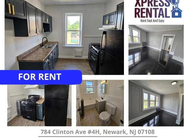 2 Bedroom Condo for Rent at 784 Clinton Avenue #4H, Newark, NJ 07108 Upper Clinton Hill