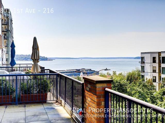 2 Bedroom Condo in Belltown w/ Huge Patio Overlooking Elliott Bay