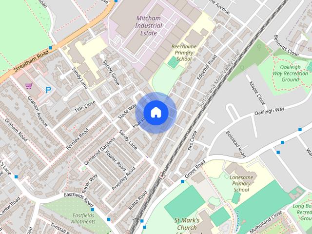 2 bedroom apartment Mitcham ground floor Pearson Way CR4 2GF