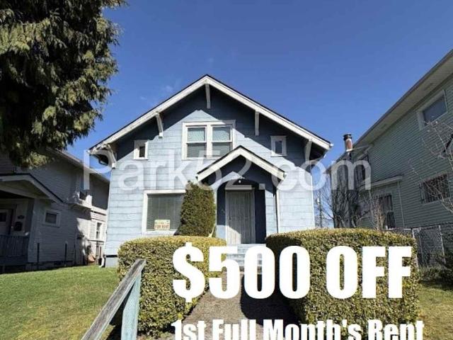 2 Bedroom Apartment for Rent at 1711 S 9th St #B, Tacoma, WA 98405 Central