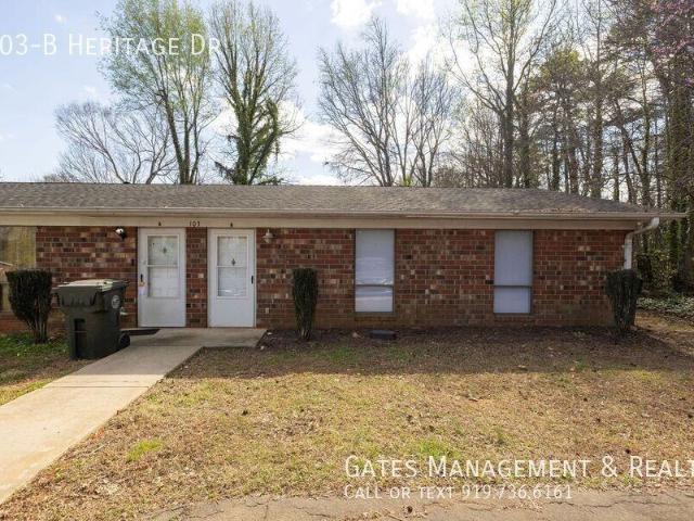 2 Bedroom Apartment for Rent at 103 Heritage Dr Apt B, Mebane, NC 27302