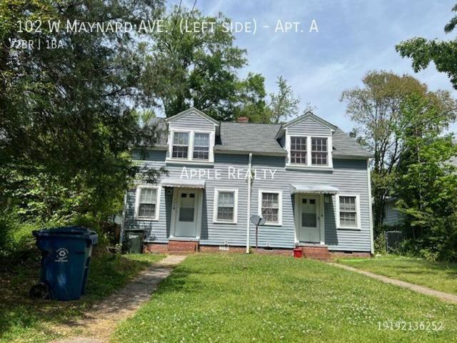 2 Bedroom Apartment for Rent at 102 W Maynard Ave #A, Durham, NC 27704 Northgate Park