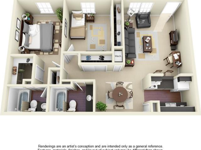2 Bedroom Apartment for Rent at 11601 Katy Fwy #213, Houston, TX 77079 Memorial