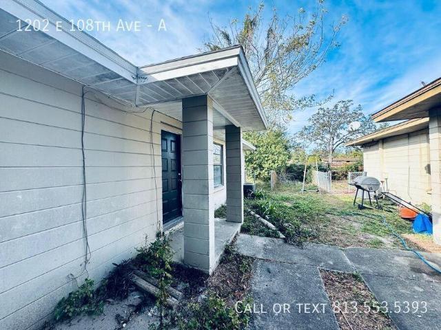 2 Bedroom Apartment for Rent at 1202 E 108th Ave #A, Tampa, FL 33612 North Tampa