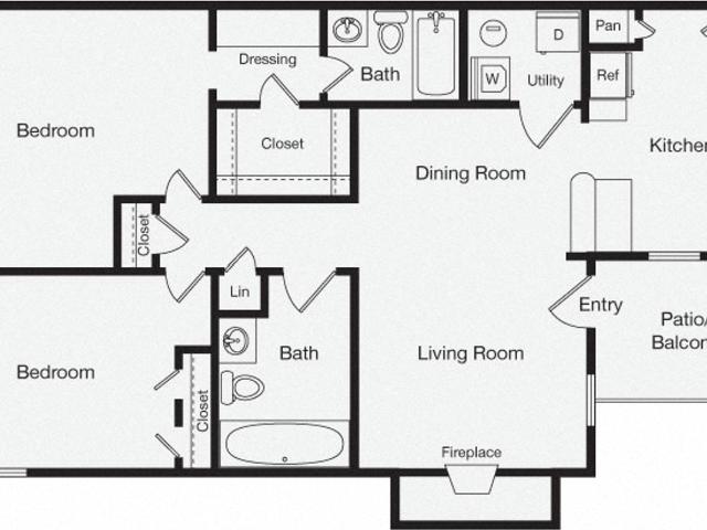 2 Bedroom Apartment for Rent at 2735 E 8th St, Odessa, TX 79761