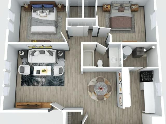 2 Bedroom Apartment for Rent at 239 N 12th St #3, Miamisburg, OH 45342