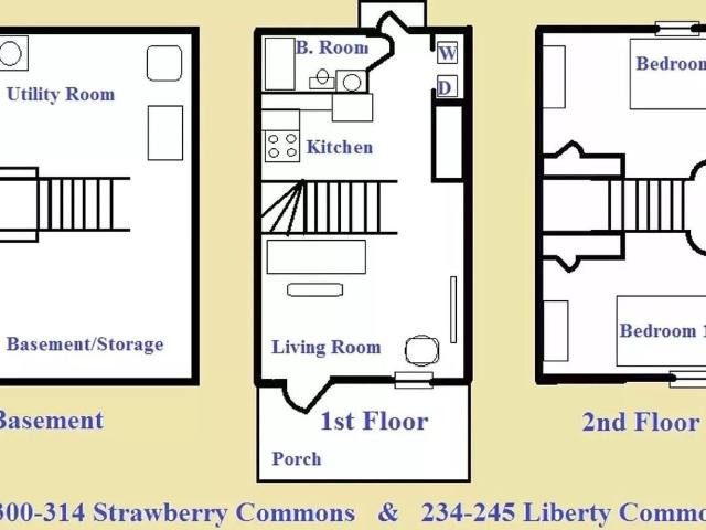 2 Bedroom Apartment for Rent at 300 Strawberry Way #300, California, PA 15419