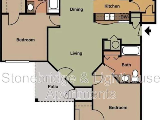 2 Bedroom Apartment for Rent at 3115 Lighthouse Dr, Jeffersonville, IN 47130