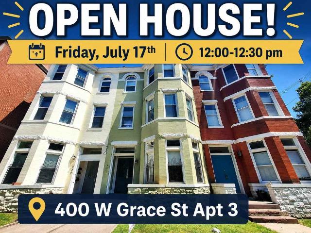 2 Bedroom Apartment for Rent at 400 W Grace St #3, Richmond, VA 23220 Monroe Ward