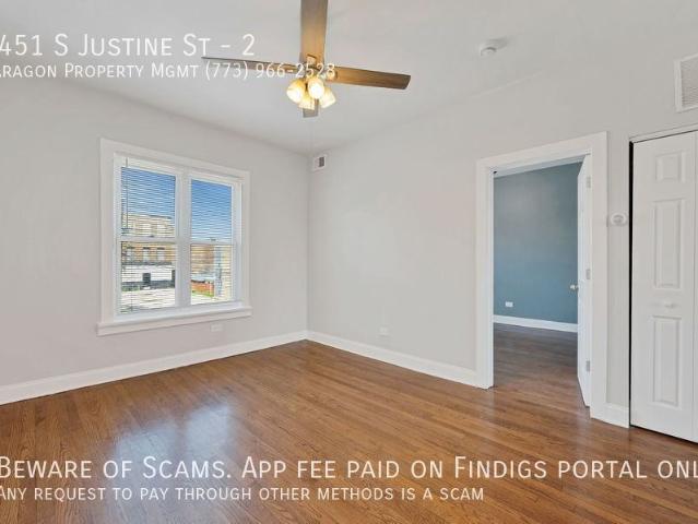 2 Bedroom Apartment for Rent at 5451 S Justine St #2, Chicago, IL 60609 New City
