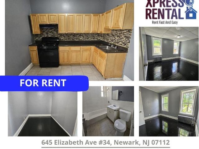 2 Bedroom Apartment for Rent at 645 Elizabeth Avenue #34, Newark, NJ 07112 Weequahic