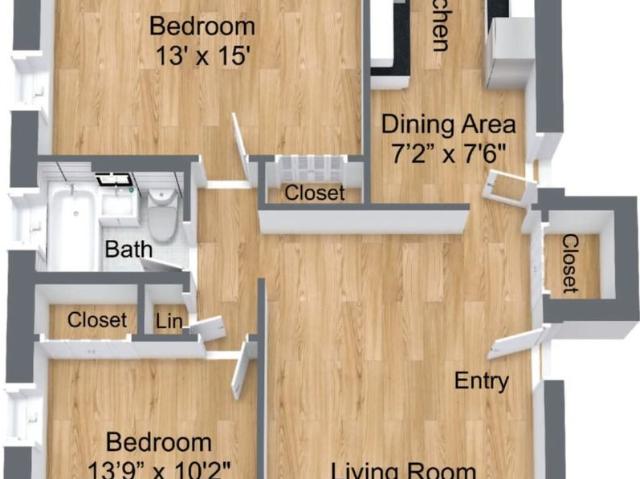 2 Bedroom Apartment for Rent at 86 Saint Paul St #12, Brookline, MA 02446 Coolidge Corner