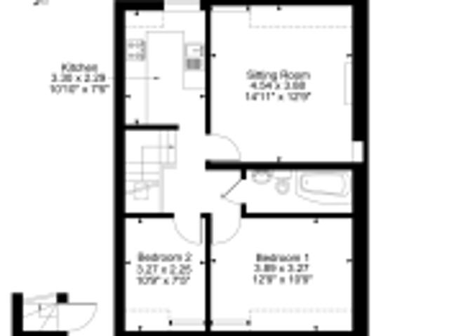 2 bedroom apartment for rent in Great Bedford Street, BA1