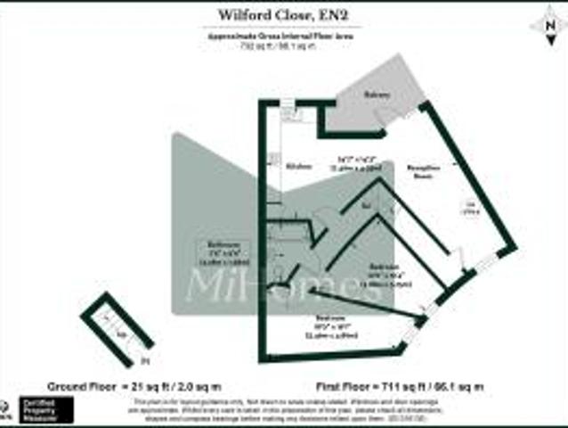 2 bedroom apartment for rent in Lunar Court, Enfield, EN2