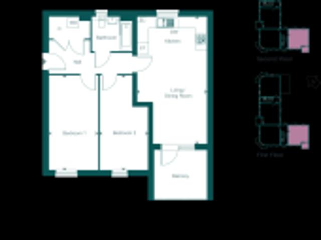 2 bedroom apartment for rent in Leaf Living at Rushlake Meadows, Willingdon, BN20