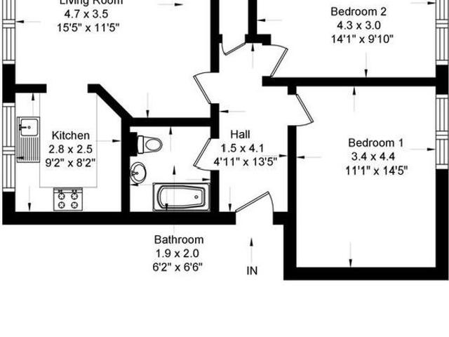 2 bedroom apartment to rent