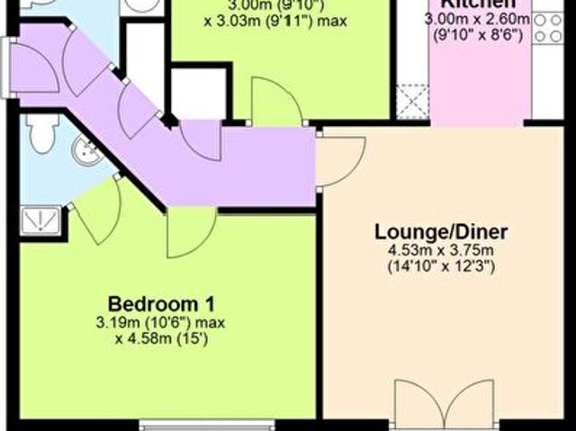 2 Bedroom Apartment To Rent In Bewick Croft, Stoke Heath, Coventry, CV2