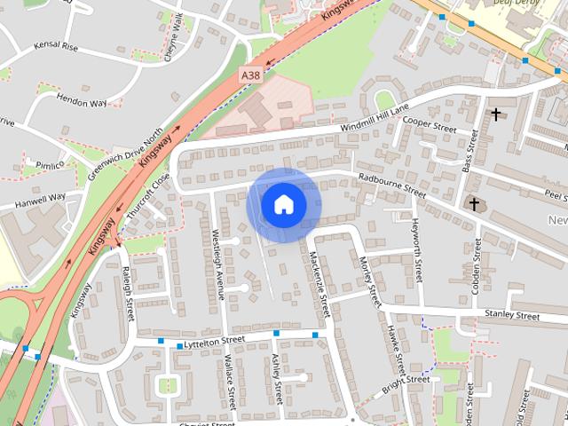 2 bedroom apartment to rent St. Marks House, Radbourne Street, Derby, DE22