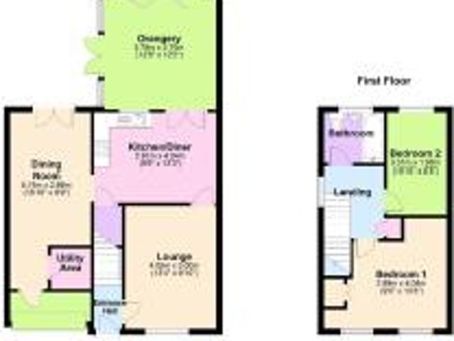 2 bedroom detached house for rent in Wiltshire Close, Woolston, Warrington, WA1