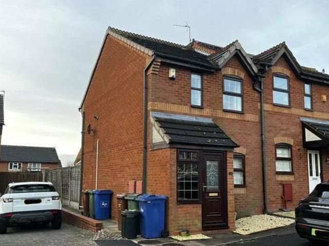 2 bedroom end of terrace house for sale in Blake Close Cannock Staffordshire WS11