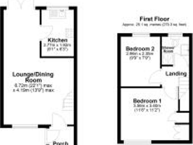 2 bedroom end of terrace house for sale in Firtree Rise, Ipswich, Suffolk, IP8