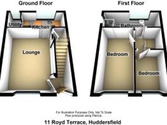 2 bedroom end of terrace house for sale in Royd Terrace, Armitage Bridge, Huddersfield, HD4